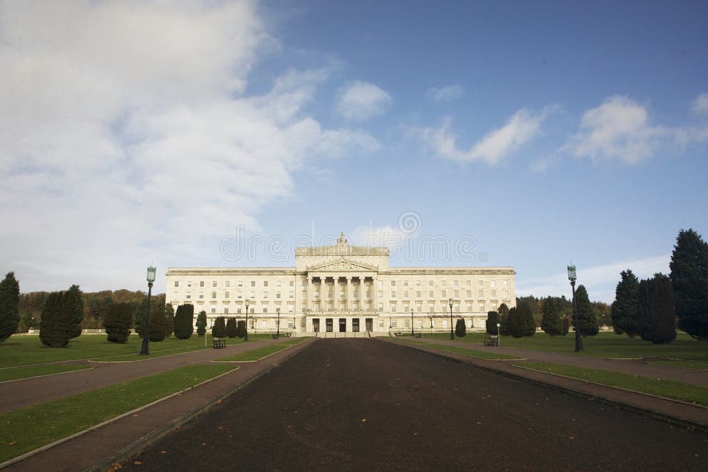 Stormont building stock photo. Image of cloudscape, blue - 16931116
