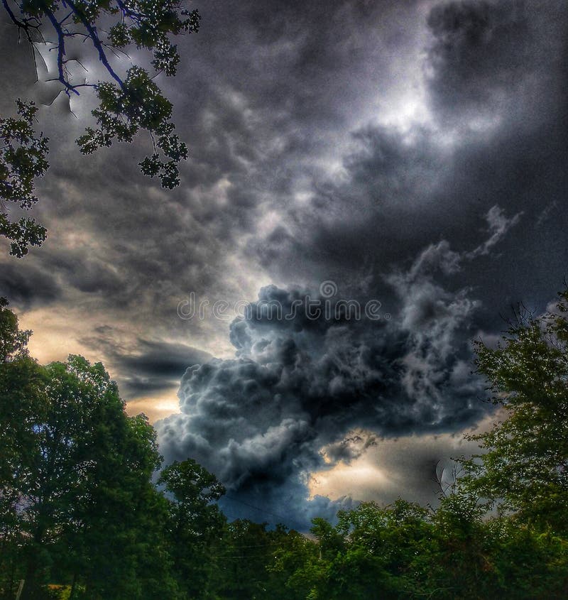 Storms a Brewing stock image. Image of pinnacle, doom - 30806869