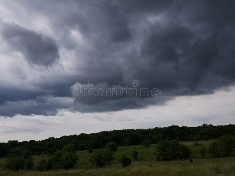Storm Forming Above Field stock image. Image of storms - 96842229