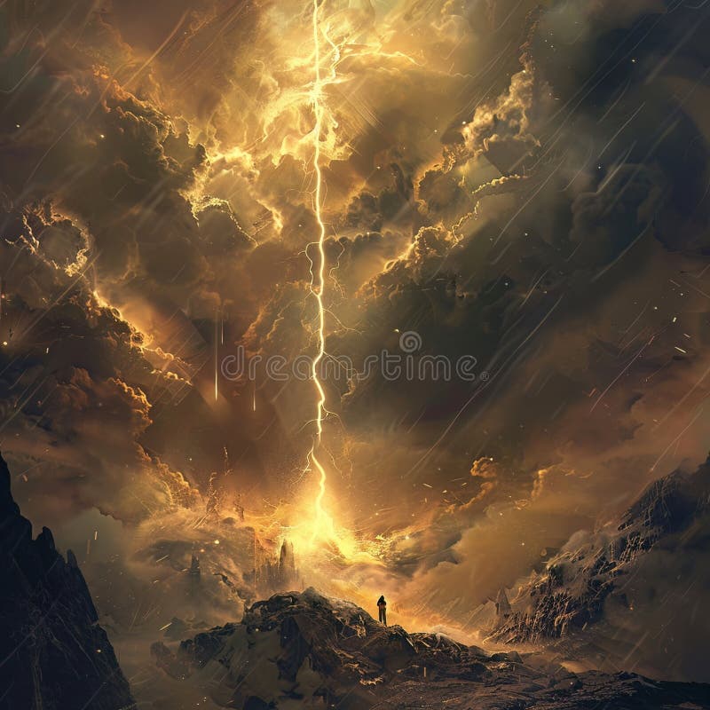 Storms that Rage Around it Lightning Illuminating Flashes of Insight ...