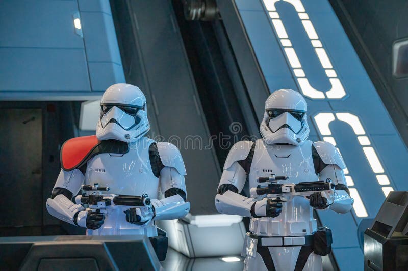 Stormtrooper Star Wars Characters at Disney Hollywood Studios Editorial ...