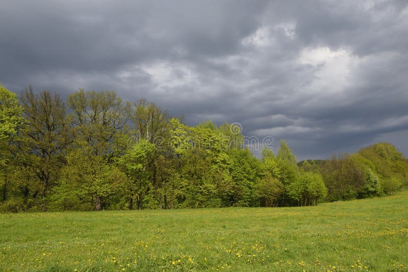 Stormy atmosphere, stock photo. Image of recreation, saxon - 97035364