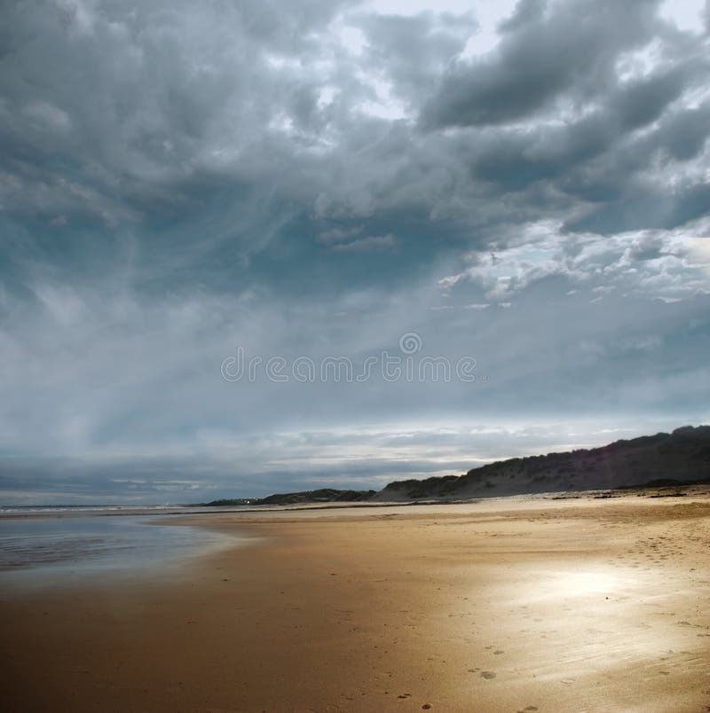 Stormy beach stock photo. Image of landscape, wave, concept - 13777252