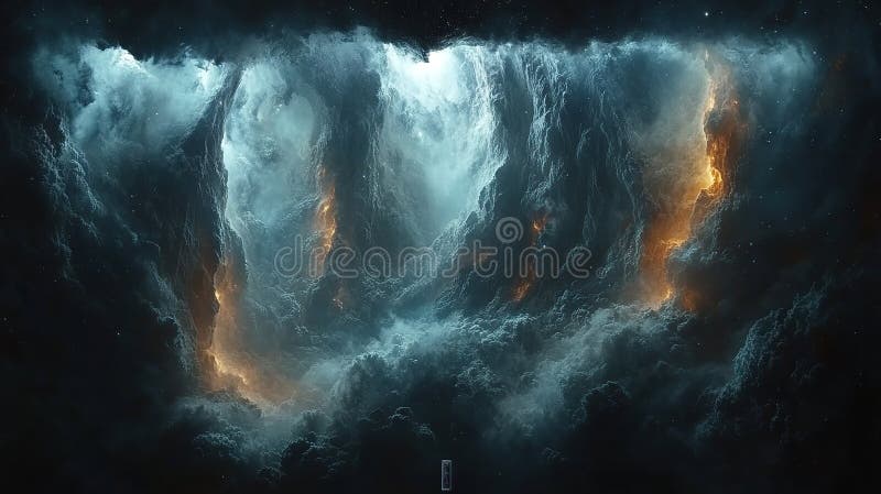 Stormy Cloudscape, Digital Art, Cosmic Background, Fantasy Game Design ...