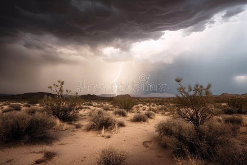 Thunderclouds Desert Stock Illustrations – 7 Thunderclouds Desert Stock ...