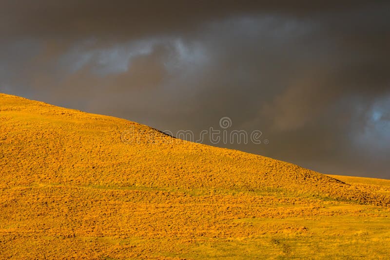 Stormy Field and Sky stock image. Image of wallpaper - 61818179