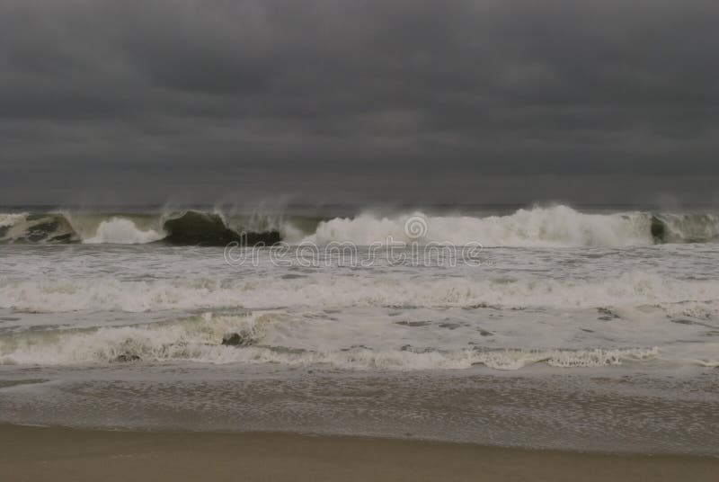 Stormy Jetty stock photo. Image of pier, jetty, weather - 16347220