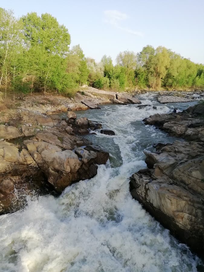 Stormy Karatal river stock image. Image of karatal, rocks - 192501313