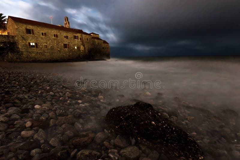 Stormy night stock photo. Image of light, black, beauty - 15347358