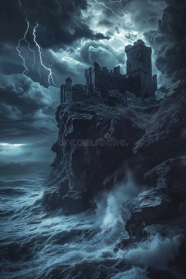 125 Stormy Night Castle Background Stock Photos - Free & Royalty-Free ...