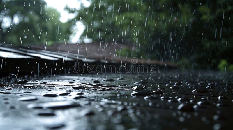 A Stormy Rainy Day Does Not Impede the Functioning of Solar Panels As ...