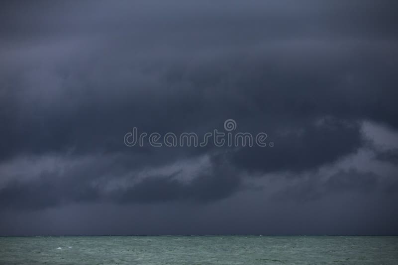 Stormy sky over ocean stock photo. Image of austral, space - 92255994