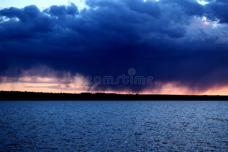Stormy sky after the rain stock image. Image of dramatic - 91327701