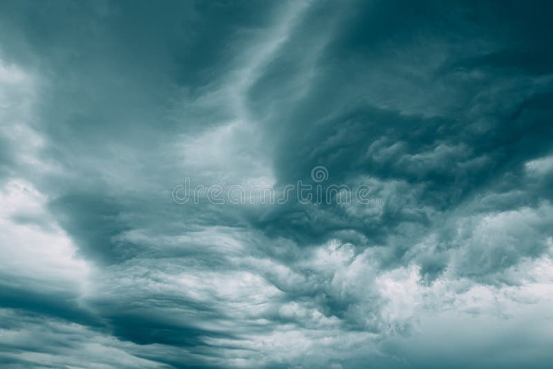 Stormy Sky before Rain Thunderstorm. Storm Cloudy Sky Background Stock ...