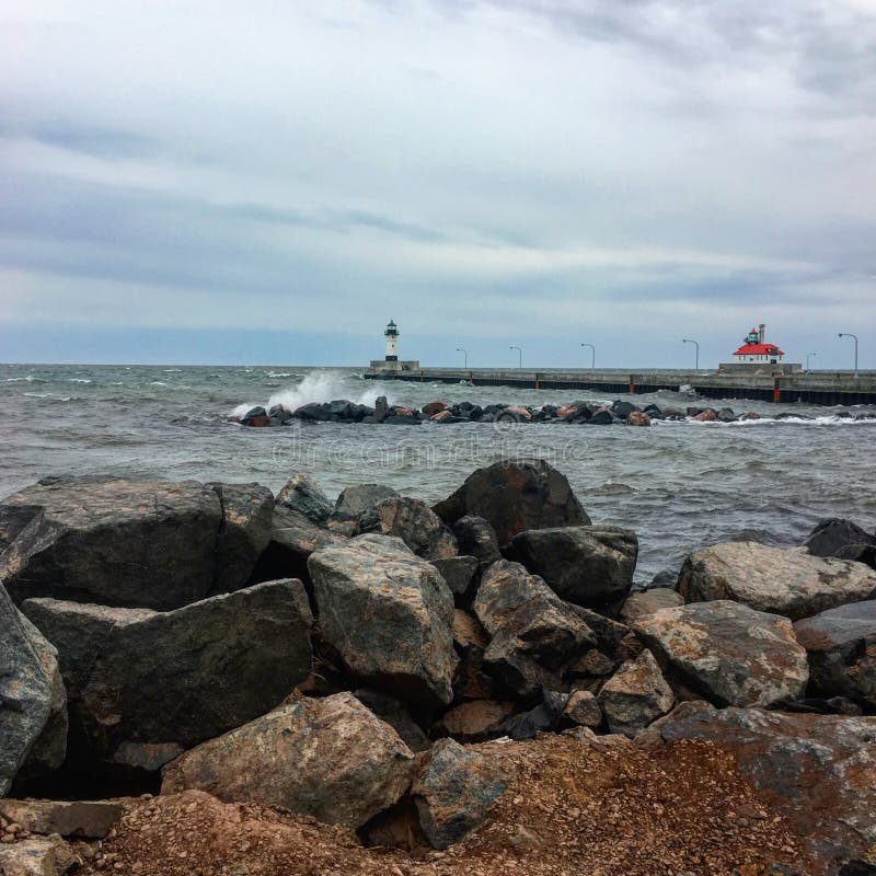 Stormy Spring stock image. Image of weather, lake, stormy - 116819617
