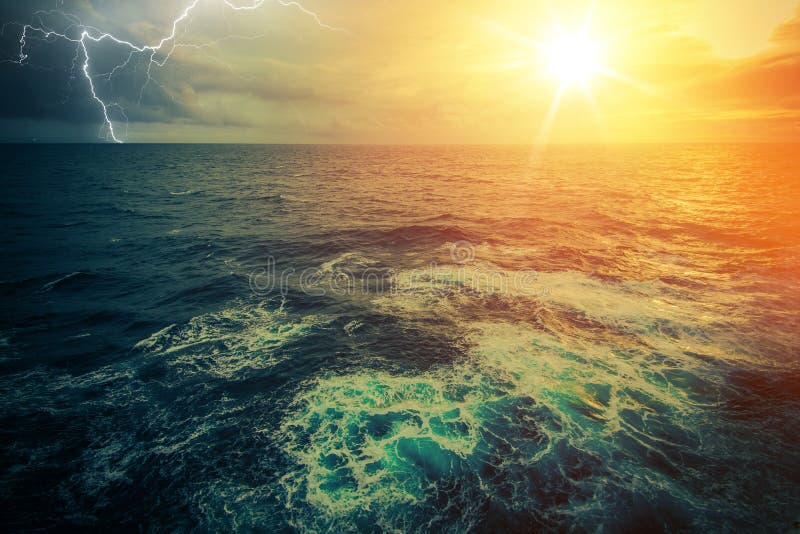 Stormy Earth stock illustration. Illustration of clean - 19560790