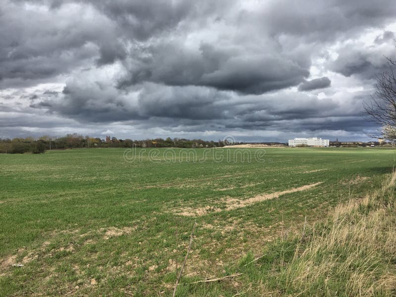 Stormy Weather in the Spring Time Stock Photo - Image of mile, windy ...