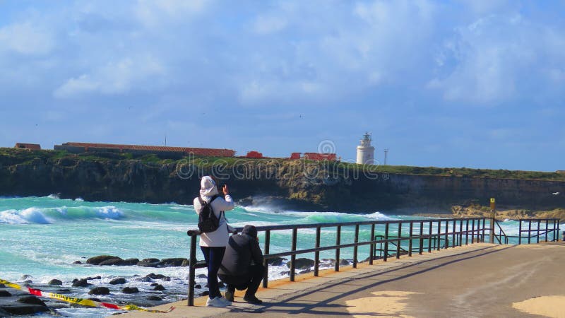 Stormy Weather in Tarifa, Andalusia Stock Photo - Image of water ...
