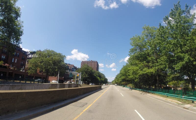 Route 93 N To Storrow Drive, Boston, MA. Editorial Photo - Image of ...