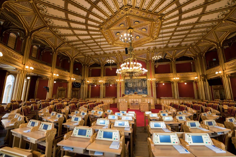Storting Building Norwegian Parliament Editorial Photography - Image of ...