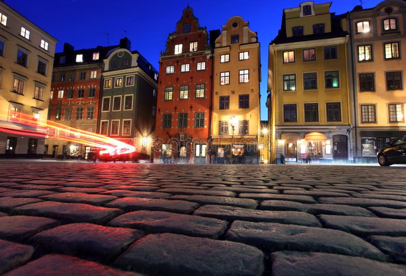 Stortorget Gamla Stan Stockholm, Imagen De HDR. Imagen de archivo ...