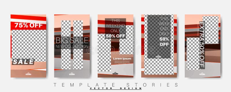 Story Background Template that Can Be Edited. Vector Background for ...