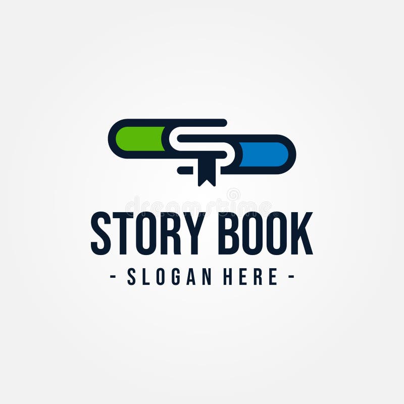 Story Book Logo Design Template Stock Illustrations – 699 Story Book ...