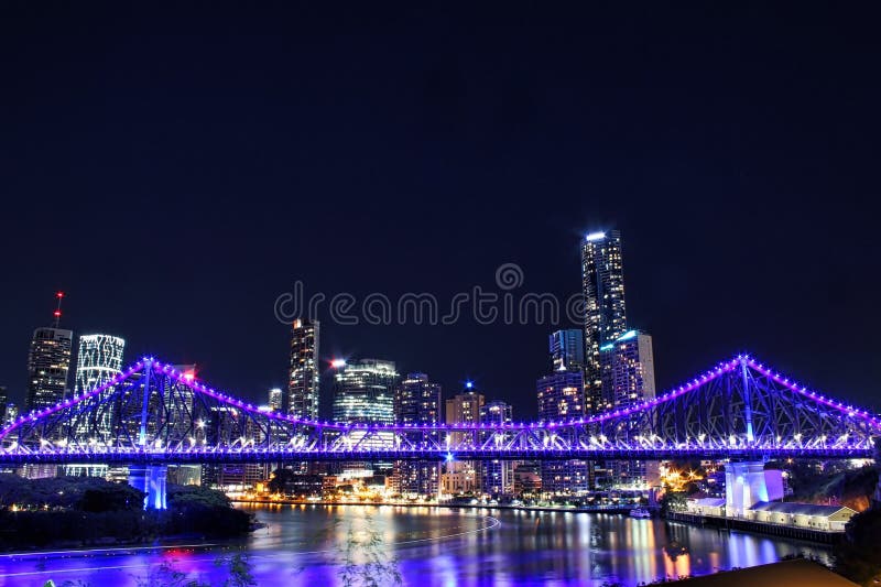 Story Bridge stock photo. Image of reflection, water - 70469480
