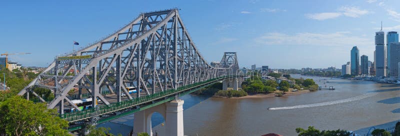 Story Bridge stock image. Image of building, summer, city - 36426891