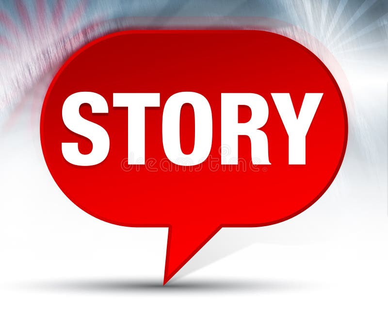 Story Red Bubble Background Stock Illustration - Illustration of plot ...