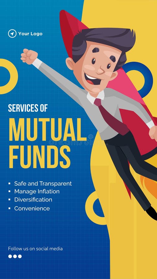 Services of Mutual Funds Banner Design Template Stock Vector ...