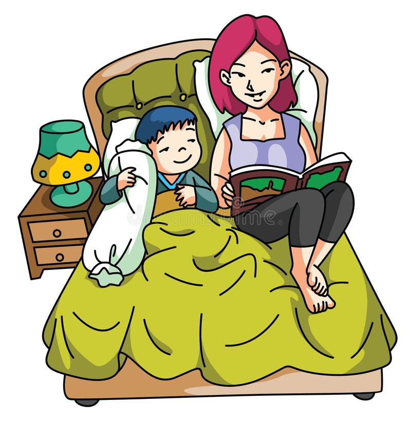 Story Telling stock vector. Illustration of teacher, family - 47879182