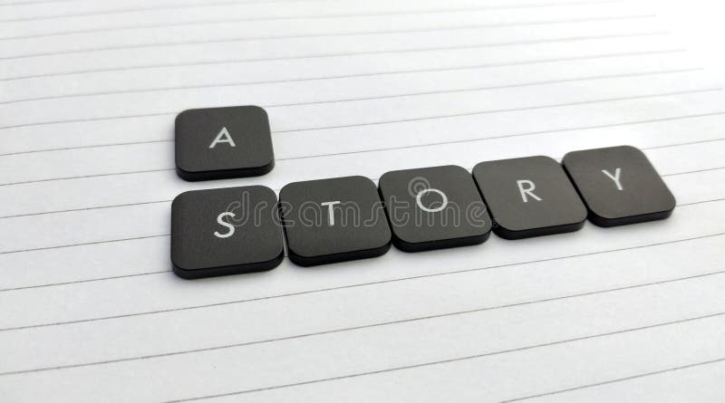 A story word on a cube stock image. Image of business - 312960399