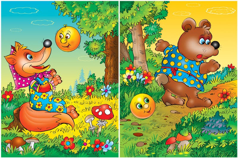 Storybook Background stock illustration. Illustration of colours - 1087523