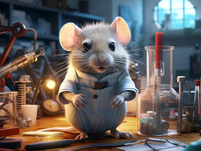 Laboratory Mouse stock illustration. Illustration of fantasy - 283109329
