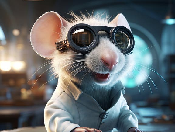 Laboratory Mouse stock illustration. Illustration of scientist - 283109570