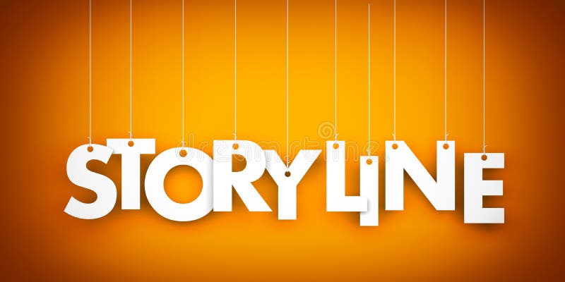 Storyline word stock illustration. Illustration of poster - 59952627