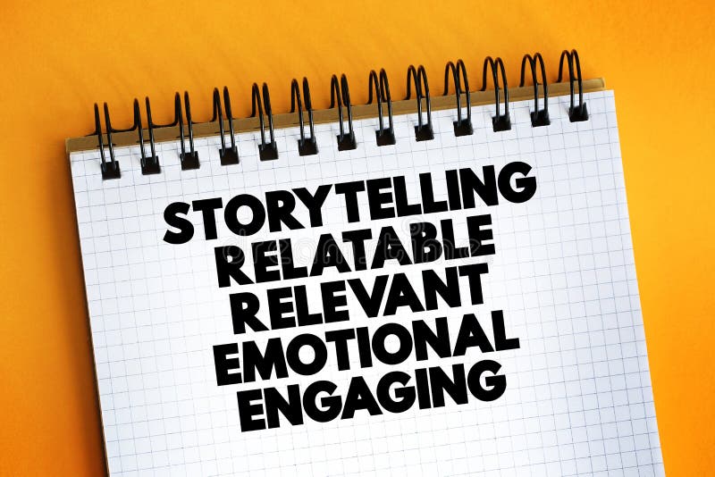Storytelling Relatable Relevant Emotional Engaging Text Quote on ...