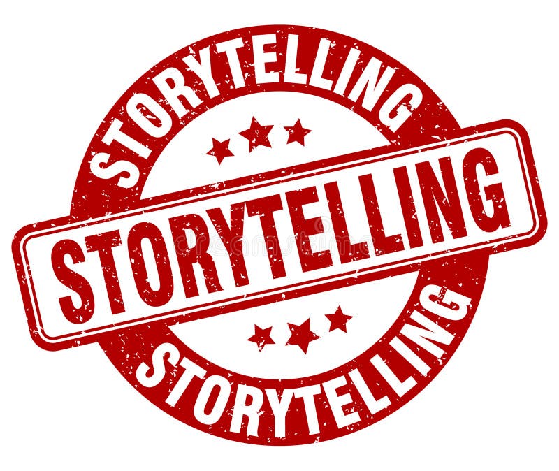 Storytelling Stamp. Storytelling Label. Round Grunge Sign Stock Vector ...