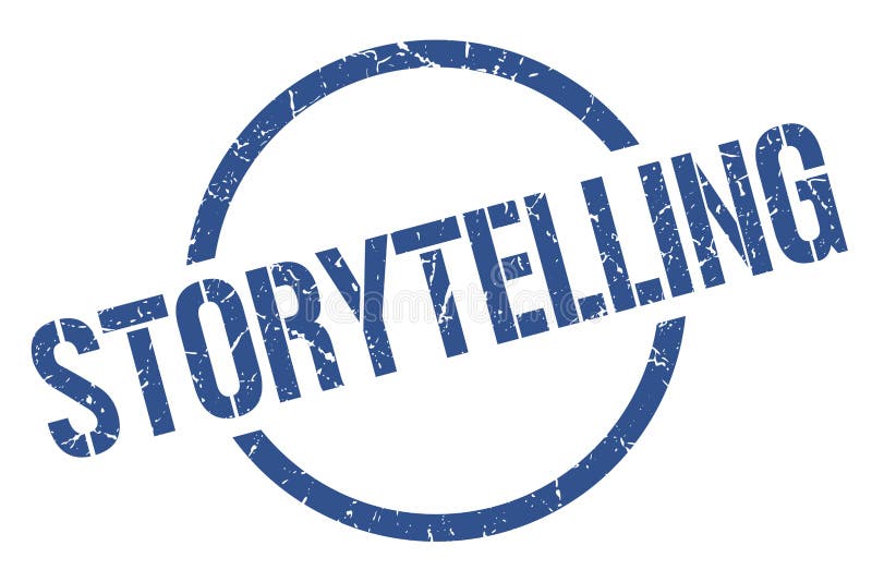 Storytelling stamp stock vector. Illustration of storytelling - 136944786