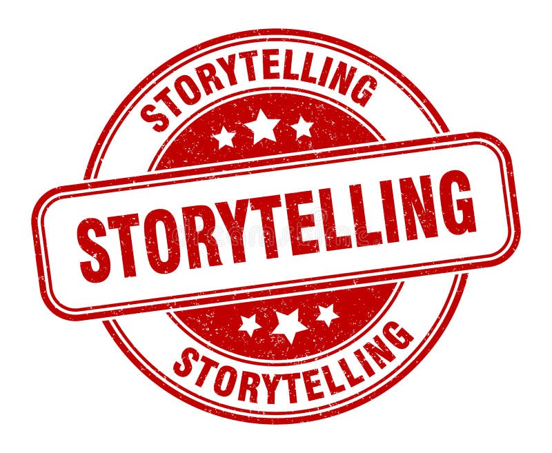 Storytelling Stamp. Storytelling Round Grunge Sign Stock Vector ...