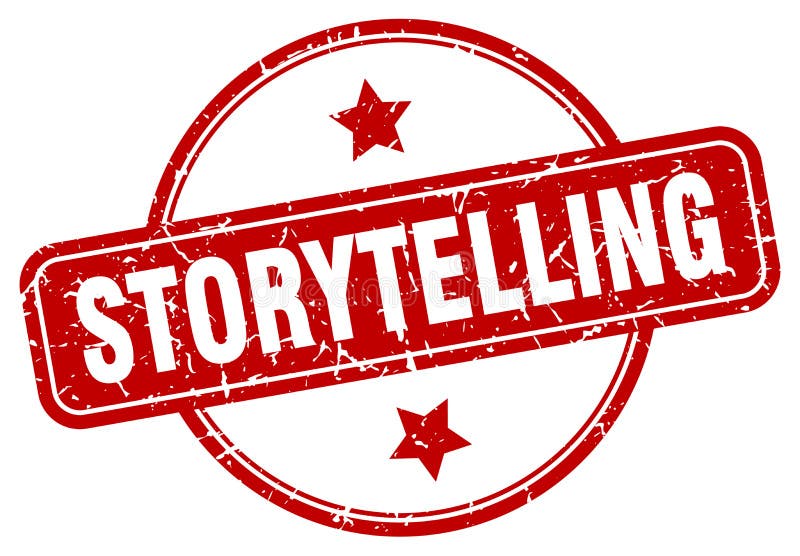 Storytelling Stamp. Storytelling Round Grunge Sign Stock Vector ...