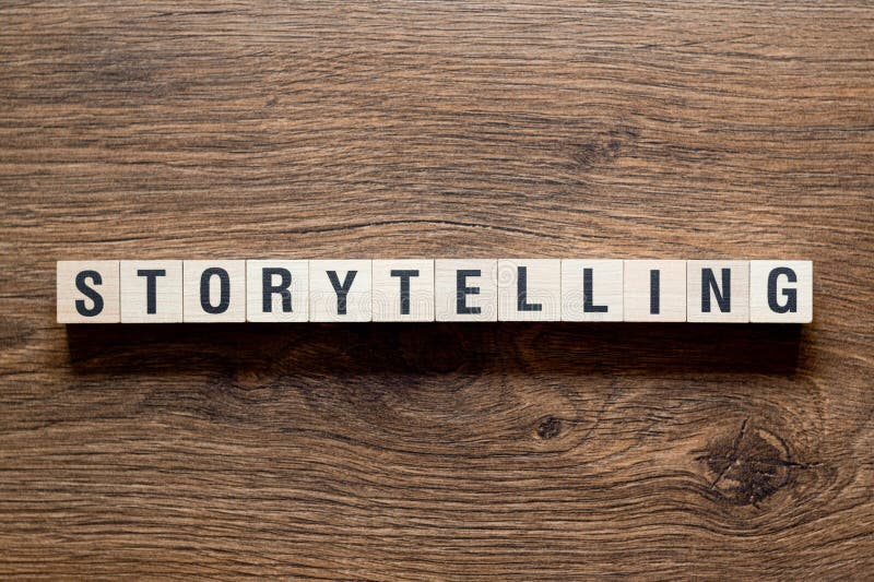 Storytelling - - Word Concept on Building Blocks, Text Stock Image ...