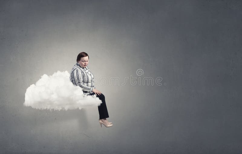 Stout woman. Concept image stock photo. Image of lifestyle - 61378268