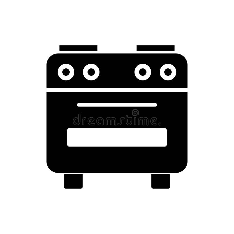 Stove Icon Logo Vector Design Stock Vector - Illustration of icon, home ...