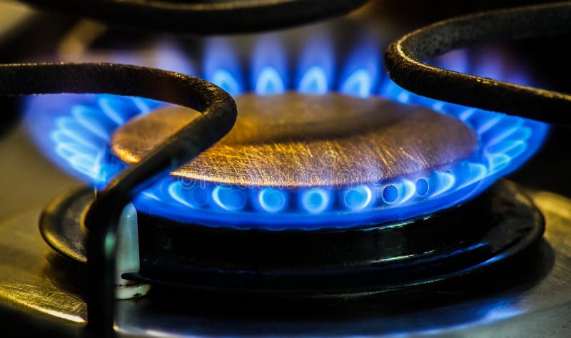 Stove Natural Gas Burners stock photo. Image of heat - 28447378