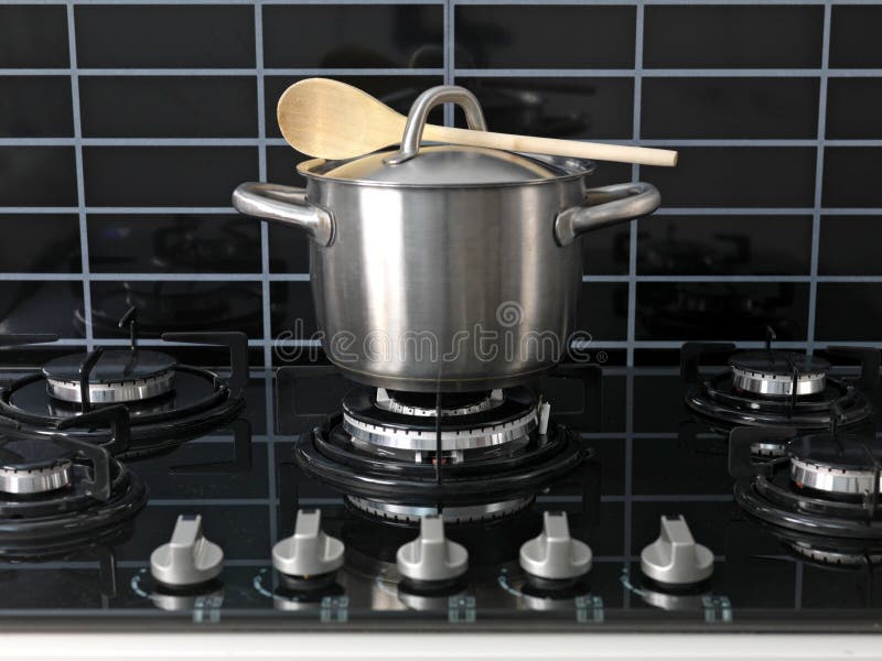 Stove Top Cooking stock photo. Image of burning, food - 14650404
