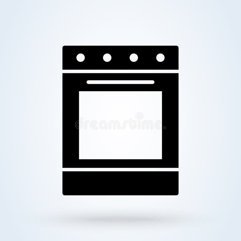 Stove. Vector Simple Modern Icon Design Illustration Stock Vector ...