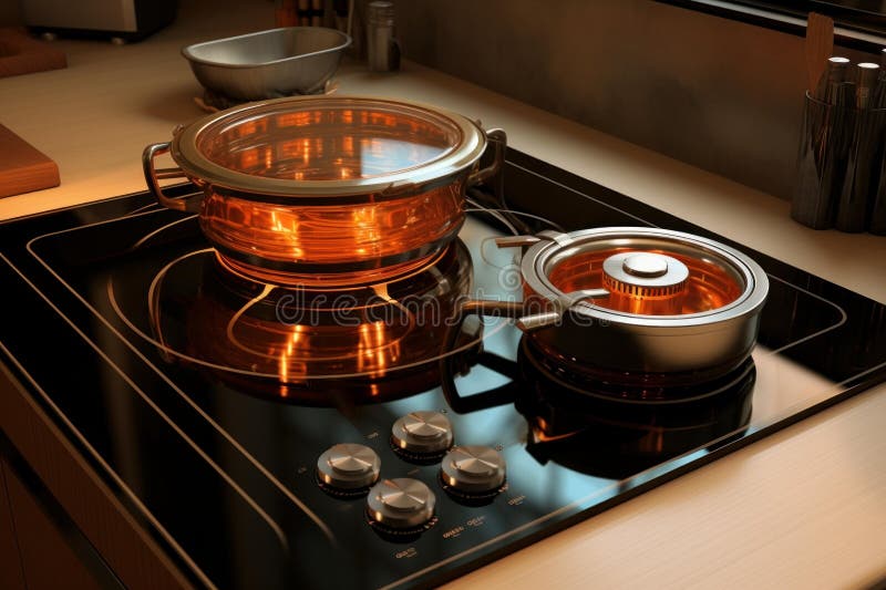 Stovetop Kitchen Cooking. Generate Ai Stock Image - Image of adult ...