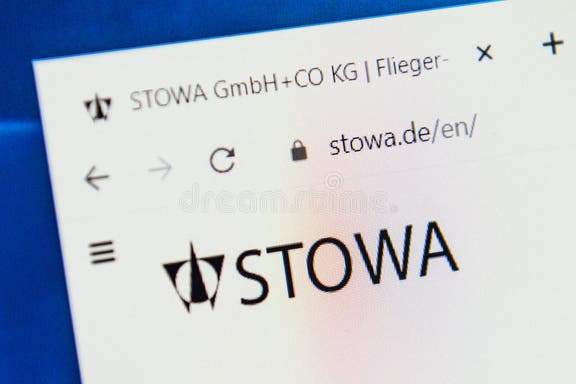 Stowa Web Site. Selective Focus. Editorial Image - Image of website ...